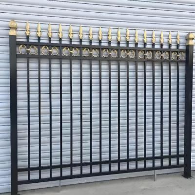 China High Strength Galvanized Tubular Steel Fence Anti-Rust Security Fencing for sale
