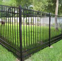 China Commercial Grade Sturdy Tubular Steel Fence Anti-Theft Property Fencing for sale