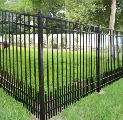 China Commercial Grade Sturdy Tubular Steel Fence Anti-Theft Property Fencing for sale