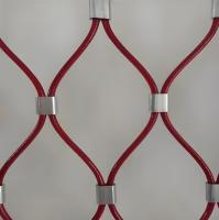 China Diamond Shape 304/316 SS Wire 7x9 Mesh Hole Stainless Steel Wire Rope Mesh for Aviary and Zoo Fence for sale