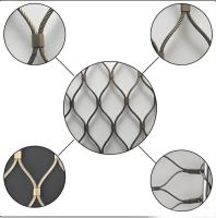 China Heavy-Duty Stainless Steel Wire Rope Safety Netting For Construction Site Fall Protection for sale