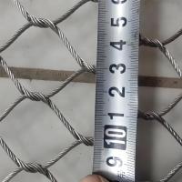 China 304 Stainless Steel Wire Rope Mesh with 7x19 Weave Style for Durable and Rust-Proof Protective Fencing for sale