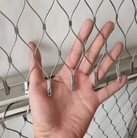 China Heavy-Duty Stainless Steel Wire Rope Safety Netting For Construction Site Fall Protection for sale