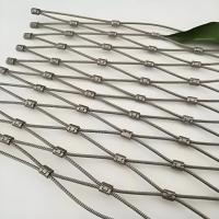 China Hand-woven Corrosion Resistant Stainless Steel Rope Mesh for Fall Protection Nets for sale