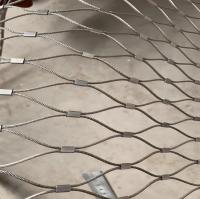 China 304 Stainless Steel Wire Rope Mesh with 7x19 Weave Style for Durable and Rust-Proof Protective Fencing for sale