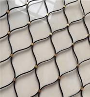 China Heavy-Duty Stainless Steel Wire Rope Safety Netting For Construction Site Fall Protection for sale