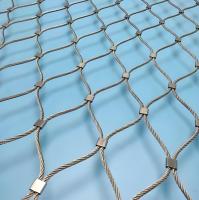 China High Security SS316 Stainless Steel Wire Rope Mesh with 7x19 Mesh Hole for Zoo Safety Protection for sale