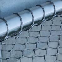 China High Transparency SS304 Stainless Steel Wire Rope Mesh with 7x19cm Mesh Hole for Zoo Safety for sale