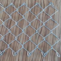 China 10 Gauge Hot Dipped Galvanized Chain Link Fence for Farm and Field Security for sale