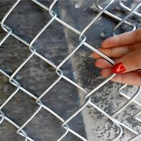 China 10 Gauge Hot Dipped Galvanized Chain Link Fence for Farm and Field Security for sale