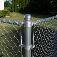 China PVC Coated Low Carbon Steel Chain Link Fence with 2