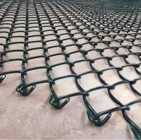 China 2.0mm Wire High-Strength PVC Coated Chain Link Fence with Diamond Hole for Farm and Garden Use for sale