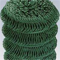 China 2.0mm Wire High-Strength PVC Coated Chain Link Fence with Diamond Hole for Farm and Garden Use for sale