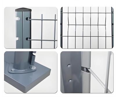 China PVC Coated 3D Curved Welded Wire Mesh Fence with 50x50mm Mesh Size and 1.8m Height for Garden Security for sale