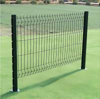 China 6FT High Easily Assembled PVC Coated 3D V Mesh Security Garden Fence for sale