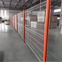 China PVC Coating 3D Bending Curved V Mesh Security Fencing For Outdoor Area for sale