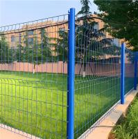 China Power Coated Welded V Mesh Triangle Bend Security Fence for sale