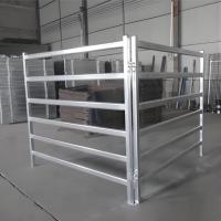 China Heat Treated Welded Steel Livestock Fence Panel With 3D Modeling Galvanized for sale