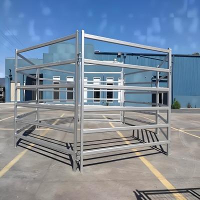 China 6Rails Heavy Duty Galvanized Livestock Cattle Panel Corral Panels for sale