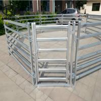 China Portable Galvanized Steel Cattle Fence Panel 1.8x2.1m for Livestock and Farm Animals for sale
