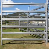 China Portable Galvanized Steel Cattle Fence Panel 1.8x2.1m for Livestock and Farm Animals for sale