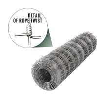 China 2.0mm Wire Galvanized Grassland Field Fence Hinge Joint 1.2m Height 50m Length Agricultural Netting for sale