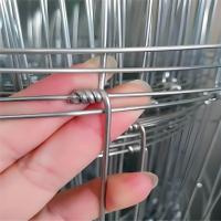 China High Tensile Steel Wire Deer Fence 6ft Height 165ft Roll Fixed Knot Wildlife Exclusion Netting for sale