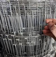 China 2.0mm Wire Galvanized Grassland Field Fence Hinge Joint 1.2m Height 50m Length Agricultural Netting for sale