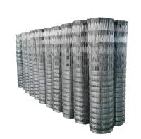 China Heavy Duty Hot-dipped Galvanized Class A Livestock Grassland Fence 2.3m Height 50m Roll Hinge Joint Farm Boundary Fencing for sale
