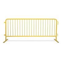 China Hot Dip Galvanized Crowd Control Barrier Height 1m Length 2m Heavy Duty Temporary Fencing for Event Safety for sale