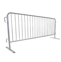 China Hot Dip Galvanized Crowd Control Barrier Height 1m Length 2m Heavy Duty Temporary Fencing for Event Safety for sale