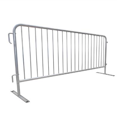 China Hot Dip Galvanized Crowd Control Barrier Height 1m Length 2m Heavy Duty Temporary Fencing for Event Safety for sale