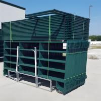 China Temporary 5 Rails Hot Dipped Galvanized Cattle Fence Panel 1.8m Height Portable Livestock Corral System for sale