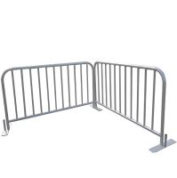 China Portable Removable Crowd Control Barrier Galvanized Steel Event Fence 1.1m x 2m for sale