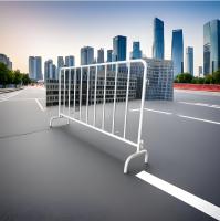 China Portable Removable Crowd Control Barrier Galvanized Steel Event Fence 1.1m x 2m for sale