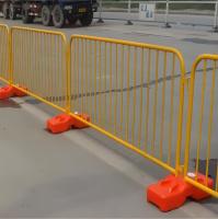 China Temporary Crowd Control Barrier Safety Steel Barricade 1.1m Height Event Fencing Portable for sale
