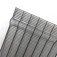 China PVC Coated Galvanized Anti Climb Security Fence High Security Steel Mesh Panel 2.4m Height 4mm Wire for sale
