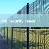 China PVC Coated Galvanized Anti Climb Security Fence High Security Steel Mesh Panel 2.4m Height 4mm Wire for sale