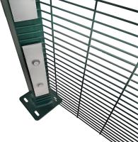 China 3m High 4mm Wire Diameter Hot Dip Galvanized Anti-Climb Security Fence Welded Mesh Panel for sale
