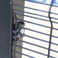 China Clearvu 358 Anti-Climb Security Fence Panel with 1.8m Height and 4mm Galvanized Wire Mesh for Clear View for sale