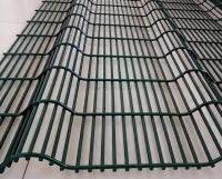 China Clearvu 358 Anti-Climb Security Fence Panel with 1.8m Height and 4mm Galvanized Wire Mesh for Clear View for sale