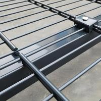 China 2.0m High Double Wire Welded Mesh Fence Panel PVC Coated Galvanized for High Security Perimeter for sale