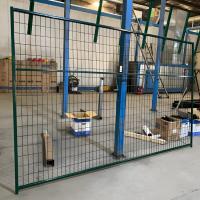 China 2.0m High Heavy Duty Low Carbon Steel Hot Dip Zinc Coated Galvanized Welded Wire Mesh Fence Panel for sale