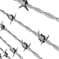 China BTO-22 Hot Dipped Galvanized Razor Barbed Wire with 14 Gauge Core Wire and 450mm Coil Diameter for Border Protection for sale