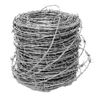 China BTO-22 Hot Dipped Galvanized Razor Barbed Wire with 14 Gauge Core Wire and 450mm Coil Diameter for Border Protection for sale