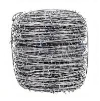 China BTO-22 Galvanized Razor Barbed Wire with 14 Gauge High Tensile Strength and 450mm Coil Diameter for Security Fencing for sale