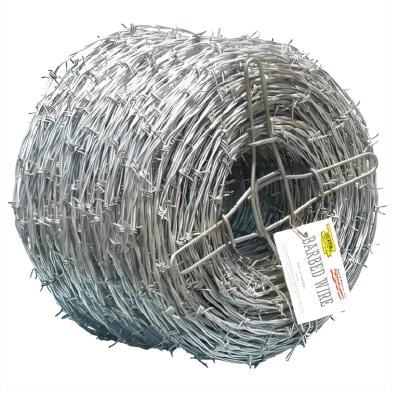 China BTO-22 Hot Dipped Galvanized Razor Barbed Wire with 14 Gauge Core Wire and 450mm Coil Diameter for Border Protection for sale
