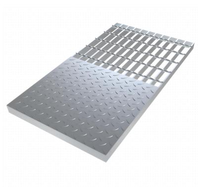 China ASTM A1011 Galvanized Sheet Steel Grating Anti Rust Drainage Trench Cover 30mm for sale