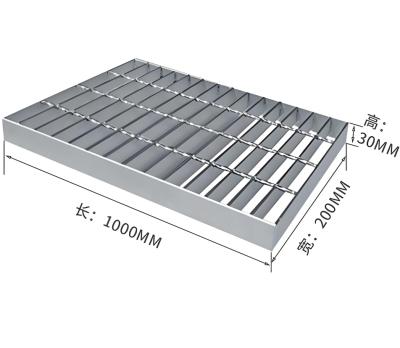 China Stainless Steel 304 Slip Resistant Galvanized Steel Grating with 40x5mm Bearing Bar for Stair Tread for sale