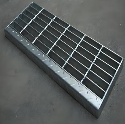 China Q345 Anti Slip Galvanized Steel Grating Roof Walkway Safety Grating Platform Panel for sale